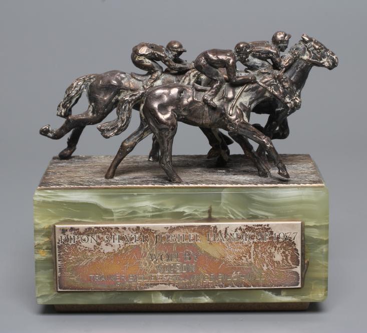 A silver horse racing trophy | Hartleys Auctioneers & Valuers