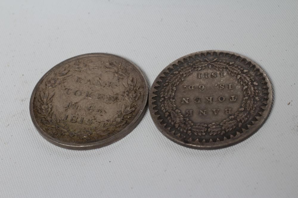 A consecutive run of george iii bank tokens, 1811 to 1816 inclusive, 1s ...