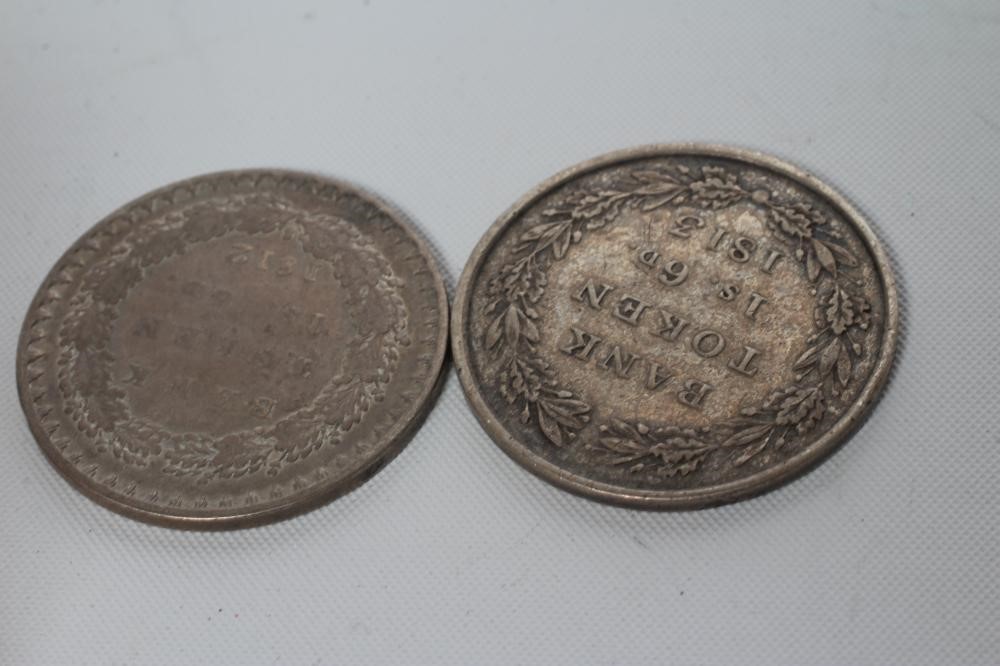 A consecutive run of george iii bank tokens, 1811 to 1816 inclusive, 1s ...