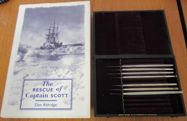 Polar expedition "ss terra nova" a set of twelve opthalmic instruments ...