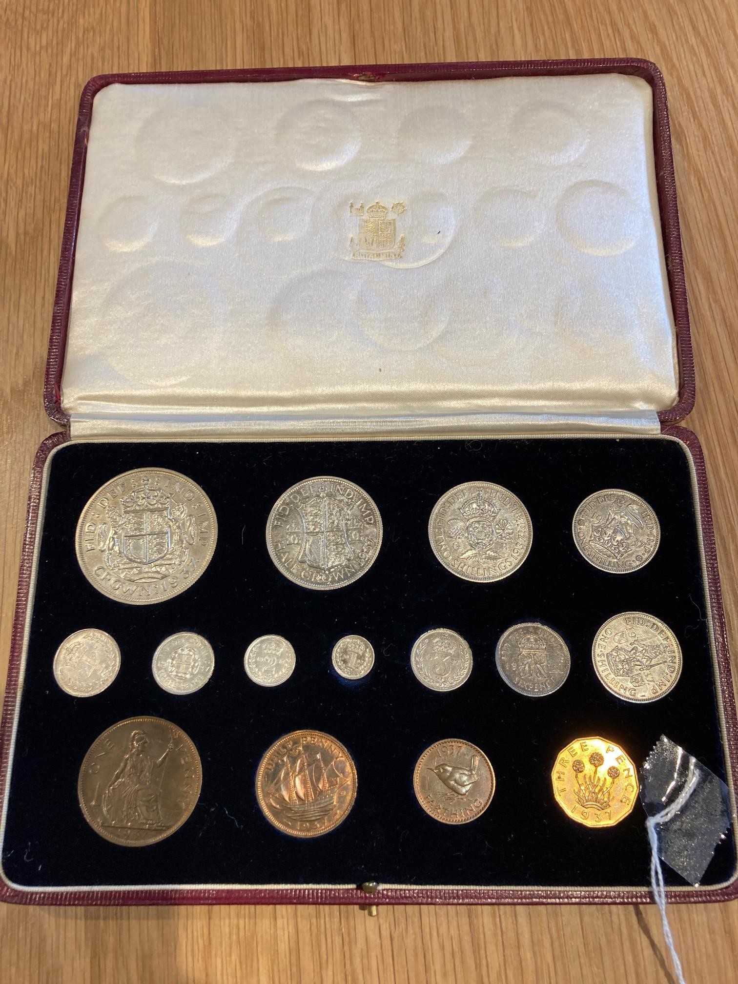A george v1 15 coin set | Hartleys Auctioneers & Valuers