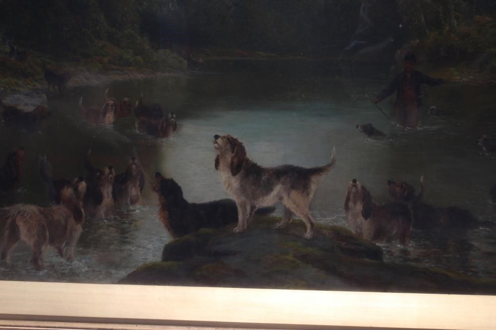 Thomas henry gibb (1833-1893) "otter hunting on the coguel | Hartleys ...