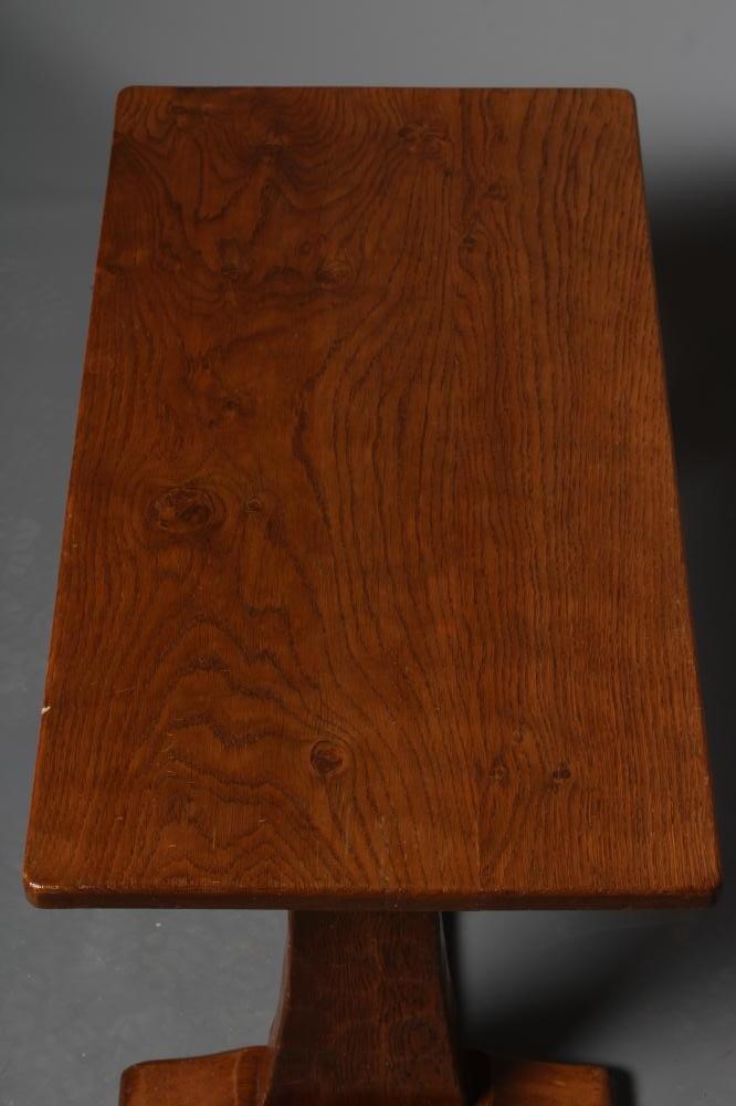 A robert ingham adzed oak coffee table | Hartleys Auctioneers & Valuers
