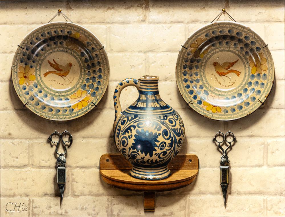 Frederick clifford harrison (1901-1984) two majolica plates | Hartleys ...
