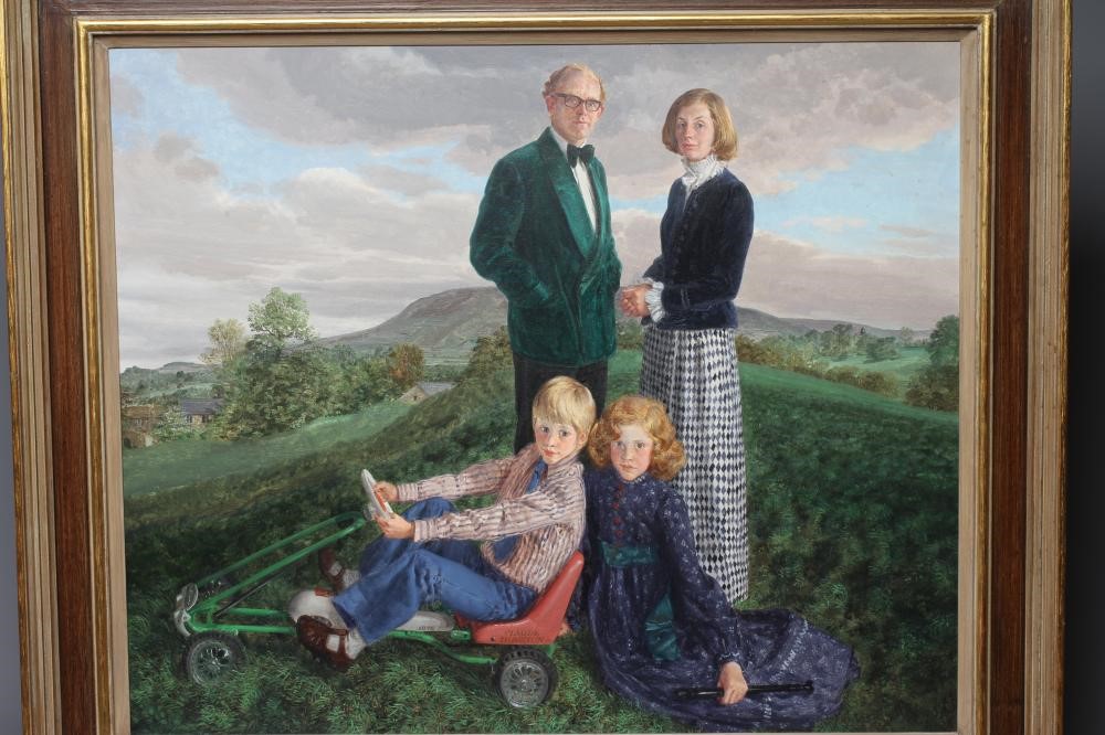 Claude william harrison (1922-2009) family group portrait | Hartleys ...