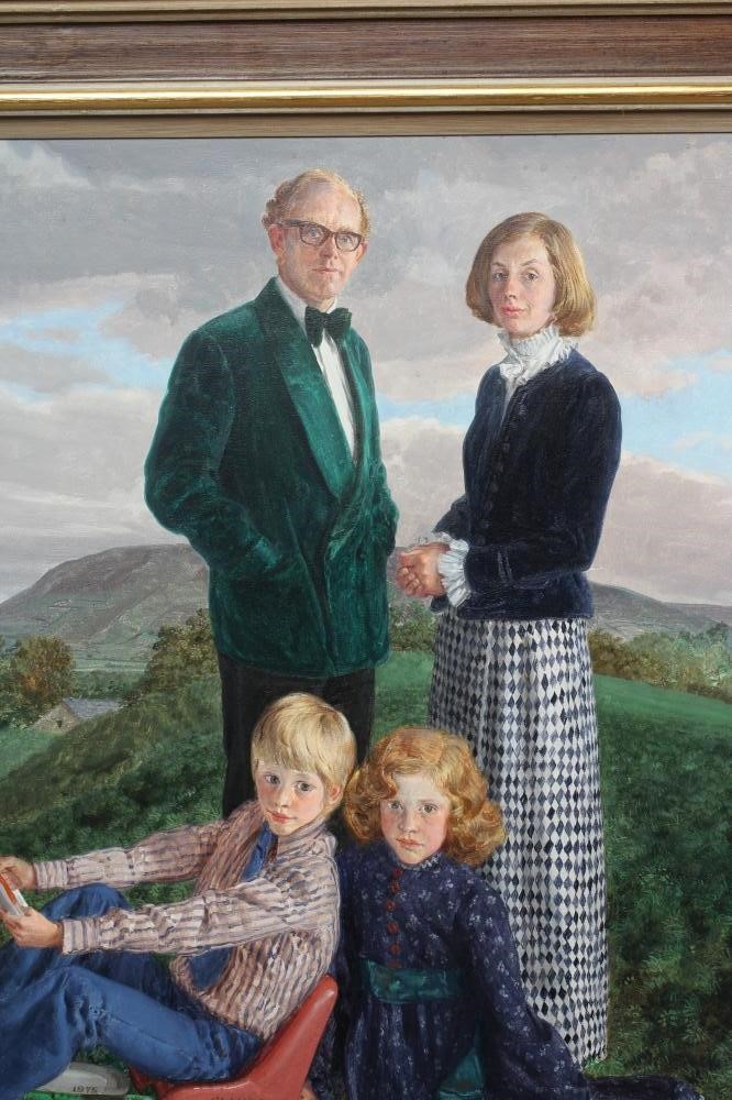Claude william harrison (1922-2009) family group portrait | Hartleys ...