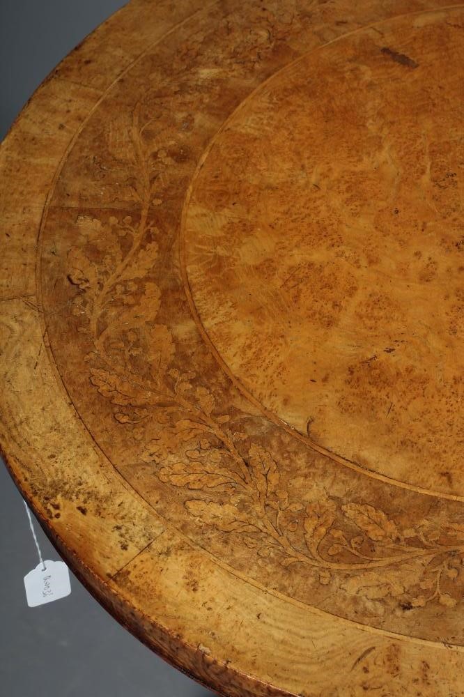 A bird s eye maple and elm(?) occasional table | Hartleys Auctioneers ...
