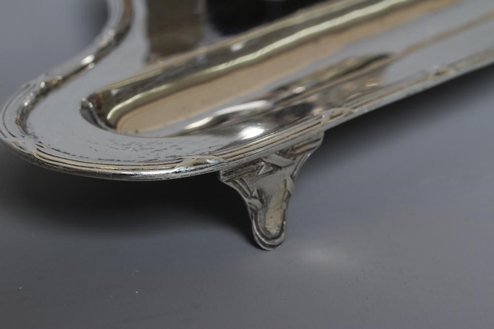 A scottish silver desk standish by hamilton & inches | Hartleys ...