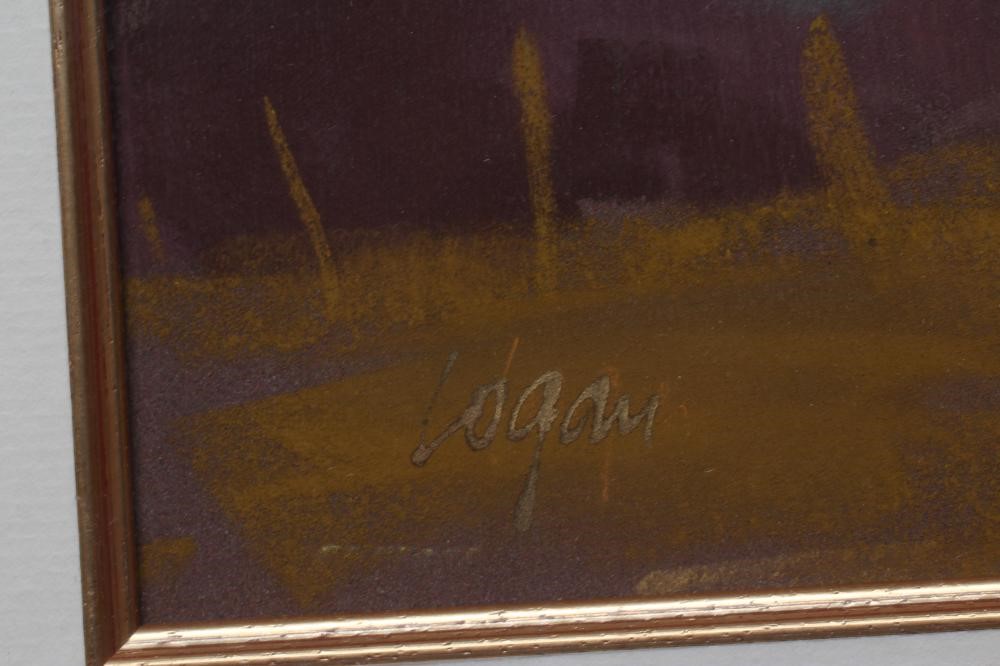 Terry logan (b.1938) castle bolton, signed lower left, inscribed with ...