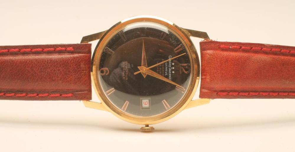 A gentleman's 18ct gold gerard tavernier automatic wristwatch ...