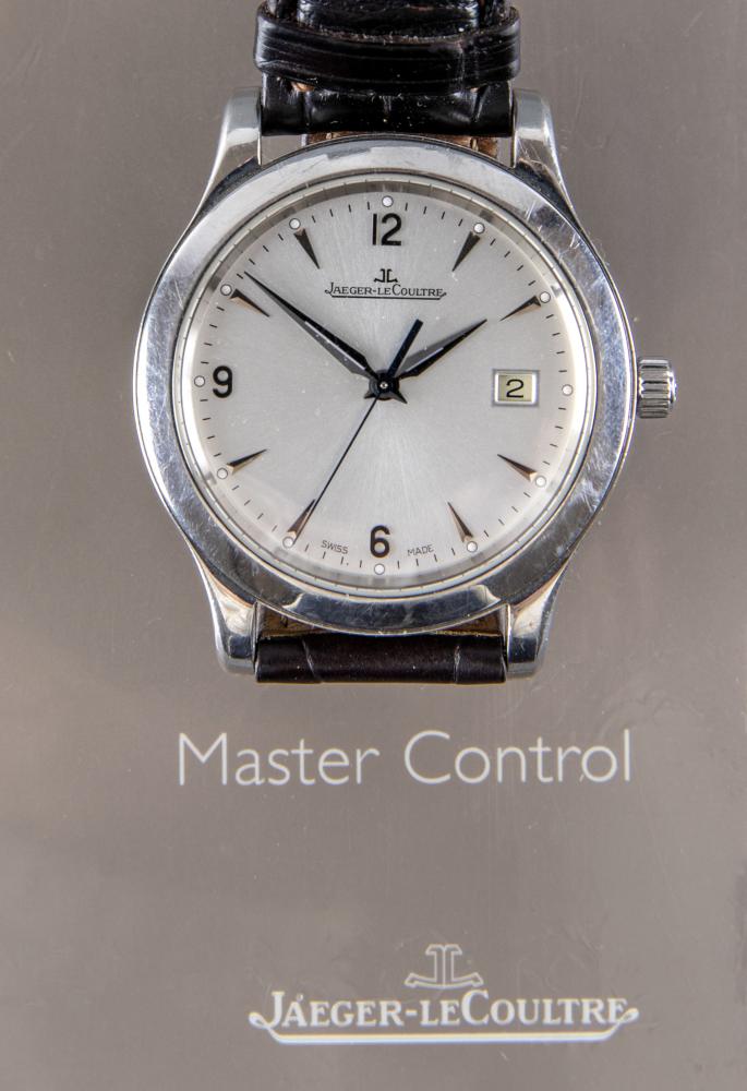 A gentleman's jaeger-lecoultre master control automatic wristwatch ...