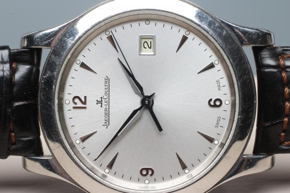A gentleman's jaeger-lecoultre master control automatic wristwatch ...