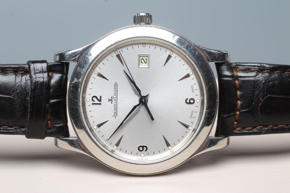 A gentleman's jaeger-lecoultre master control automatic wristwatch ...