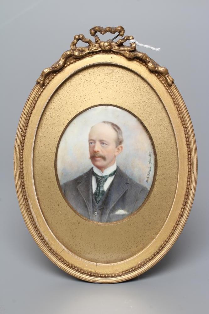 M a pollard (19/20th century) portrait of thomas cor.? bone of ...