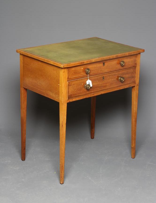 A mahogany library side table | Hartleys Auctioneers & Valuers