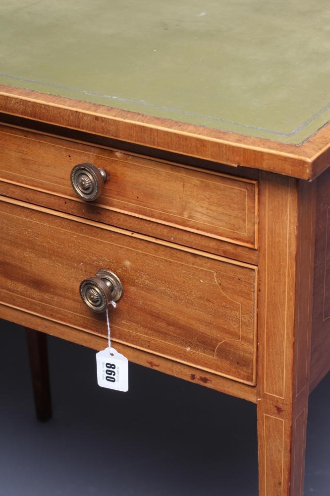 A mahogany library side table | Hartleys Auctioneers & Valuers