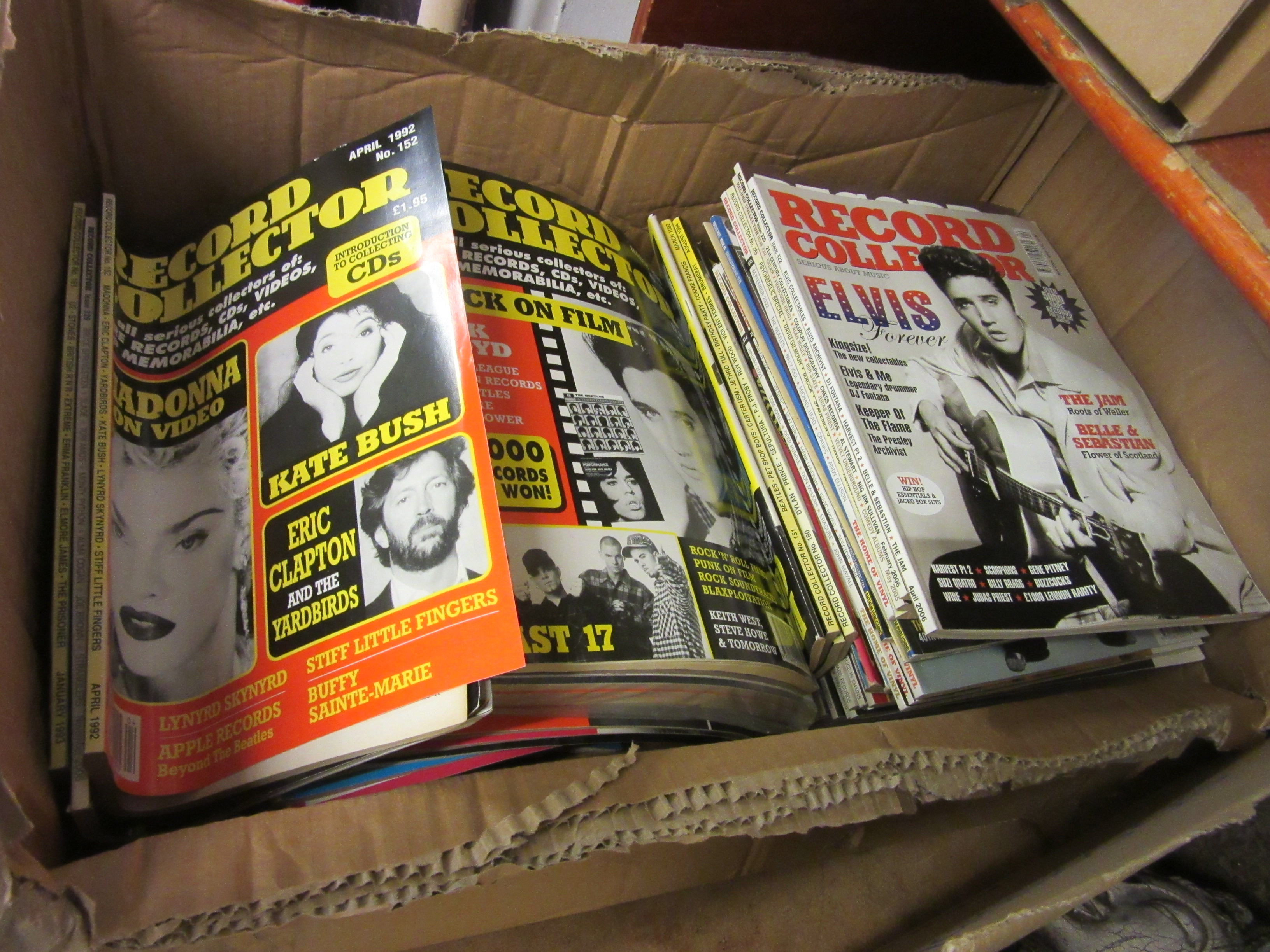 Box of record collector magazines | Hartleys Auctioneers & Valuers