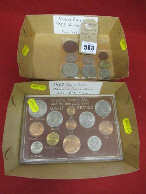 1953 and 1967 proof coin sets | Hartleys Auctioneers & Valuers