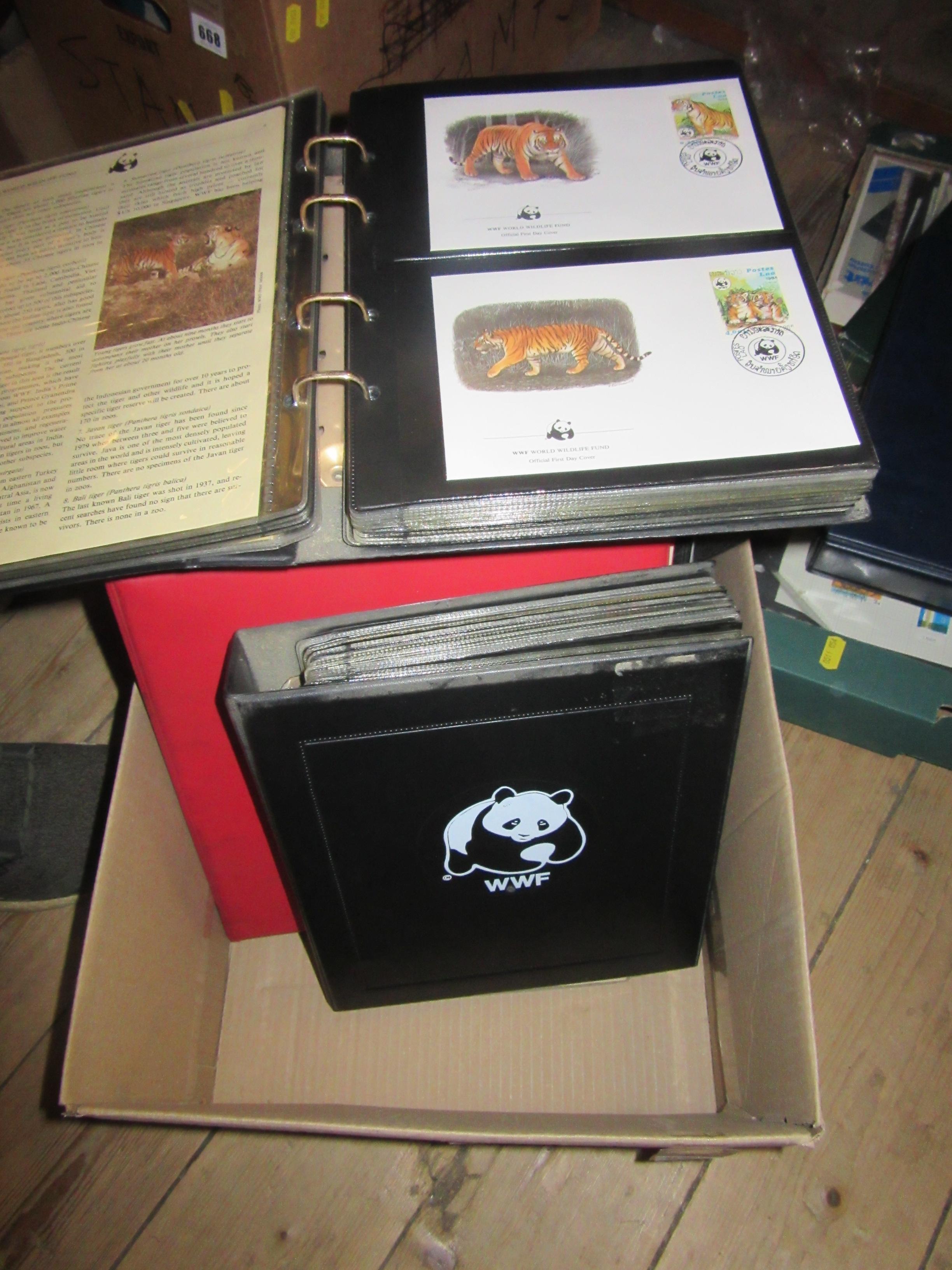 Box of stamp albums | Hartleys Auctioneers & Valuers