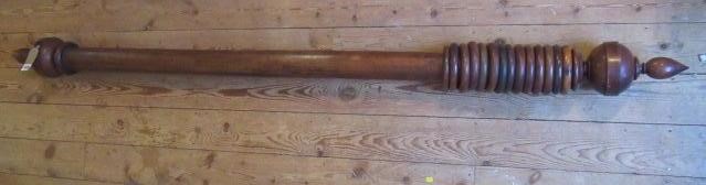 Victorian mahogany cornice pole | Hartleys Auctioneers & Valuers