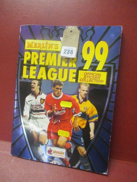Merlins 99 premier league offical sticker collection complete ...