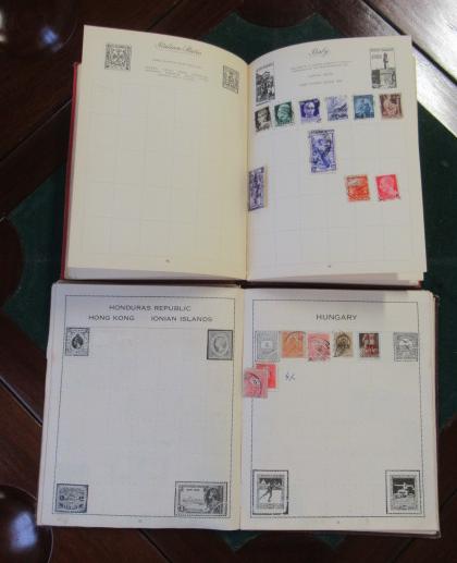 Two small stamp albums | Hartleys Auctioneers & Valuers