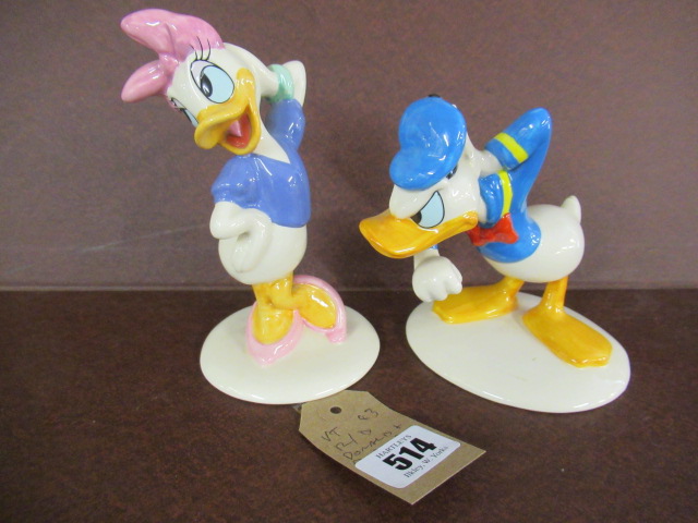 Royal doulton donald and daisy duck | Hartleys Auctioneers & Valuers