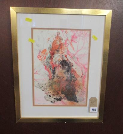 1960s/70s sara leighton watercolour | Hartleys Auctioneers & Valuers