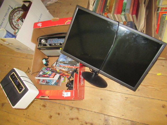 Roberts and blaupunkt radios with computer games and monitor | Hartleys ...