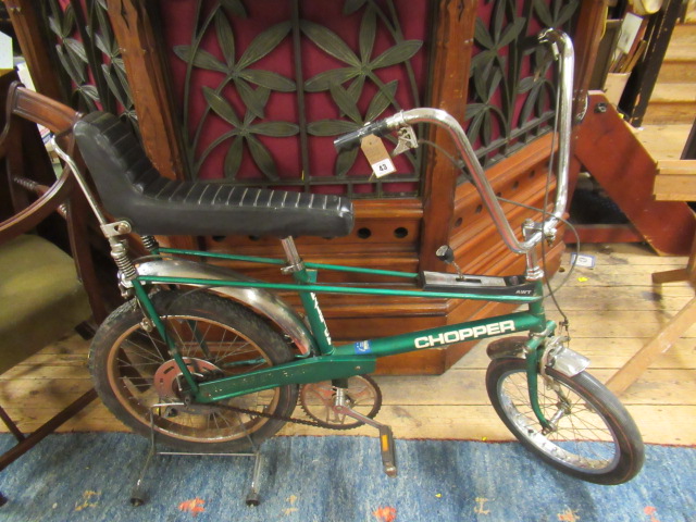 1970's raleigh mk1 chopper flamboyant green bicycle | Hartleys ...
