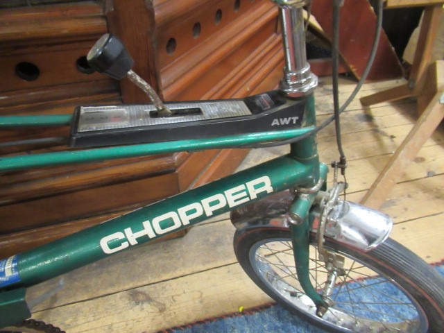 1970's raleigh mk1 chopper flamboyant green bicycle | Hartleys ...