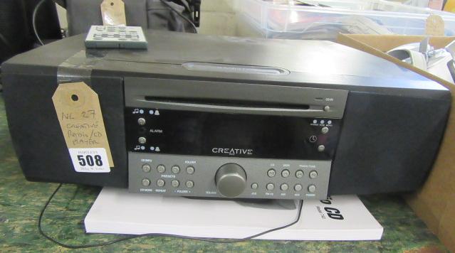 Creative radio/cd player | Hartleys Auctioneers & Valuers