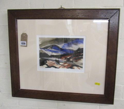 Oak framed peter podmore print | Hartleys Auctioneers & Valuers