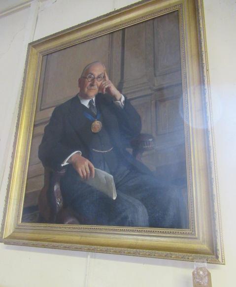 Framed oil portrait of a freemason | Hartleys Auctioneers & Valuers
