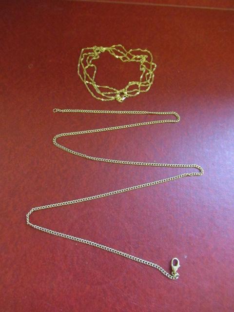 Two 9ct gold chains | Hartleys Auctioneers & Valuers
