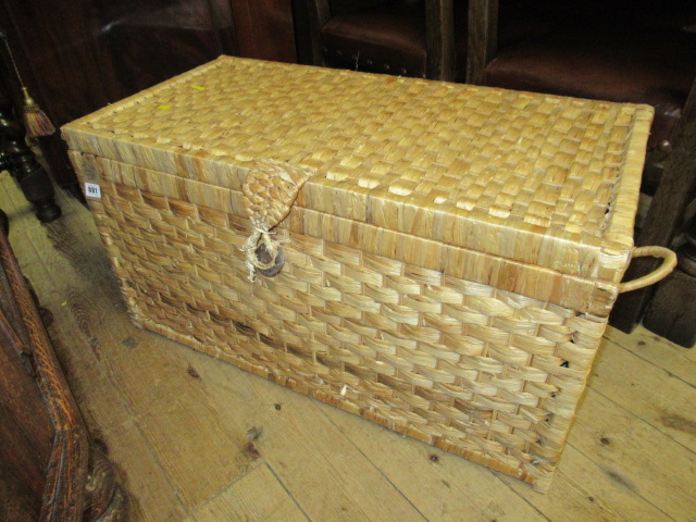 Wicker blanket box | Hartleys Auctioneers & Valuers