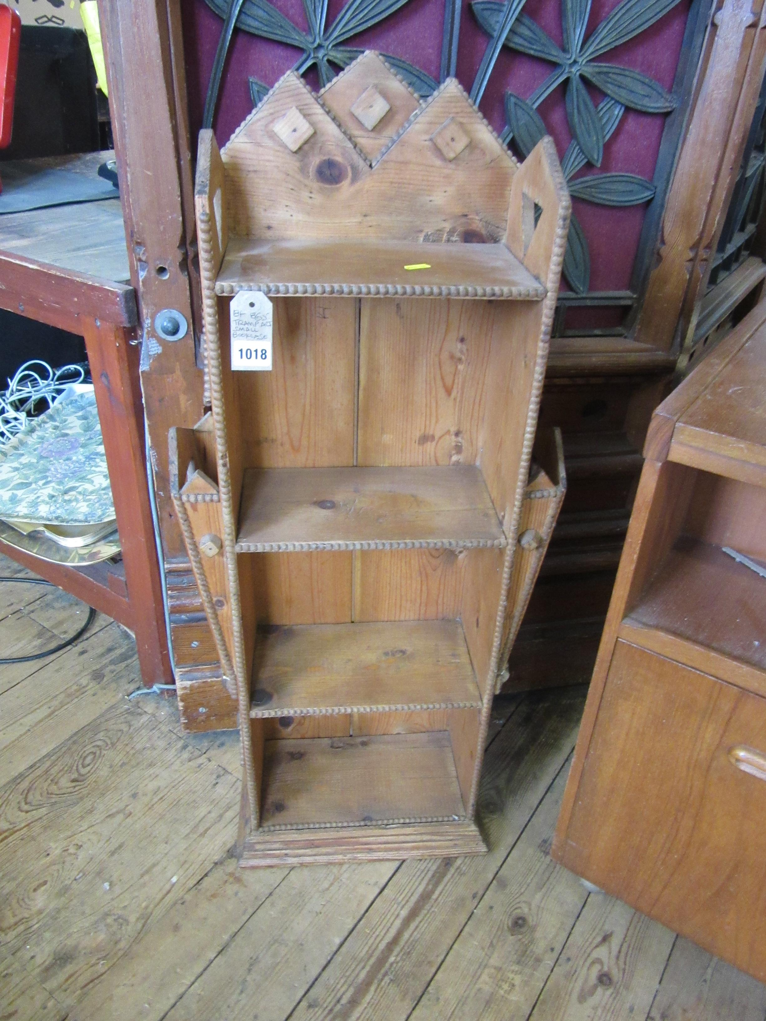 Small tramp art bookcase | Hartleys Auctioneers & Valuers