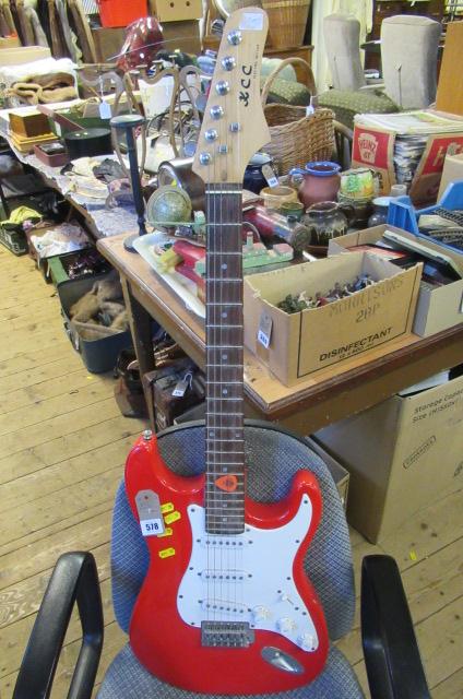 Kcc electric guitar | Hartleys Auctioneers & Valuers