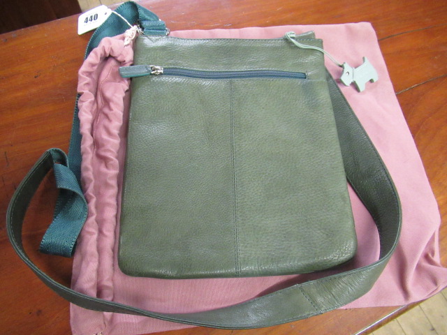 Radley green cross body bag | Hartleys Auctioneers & Valuers