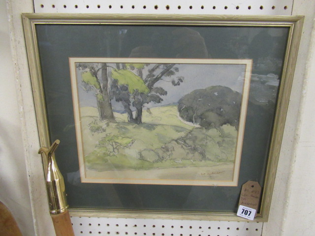 Signed watercolour by d. r. anderson | Hartleys Auctioneers & Valuers