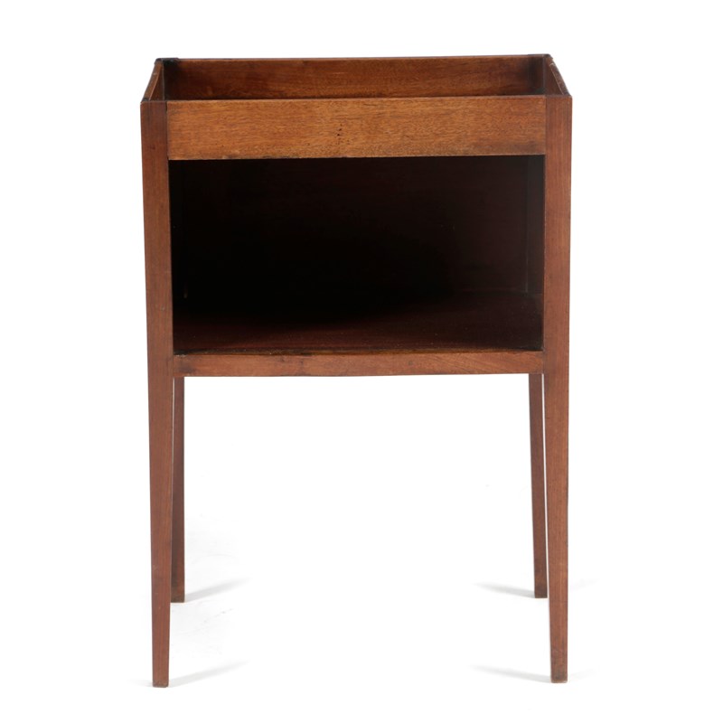 A george iii mahogany bedside table | Woolley and Wallis