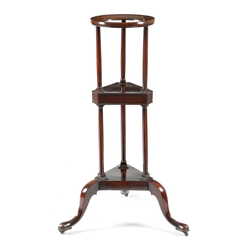 A george ii mahogany wig or basin stand | Woolley and Wallis
