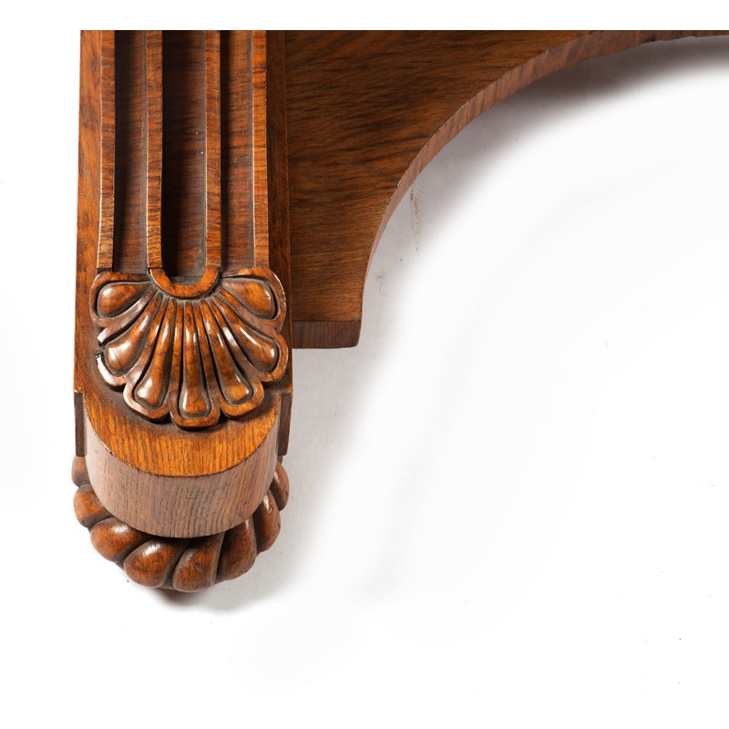 A william iv pollarded oak side table | Woolley and Wallis