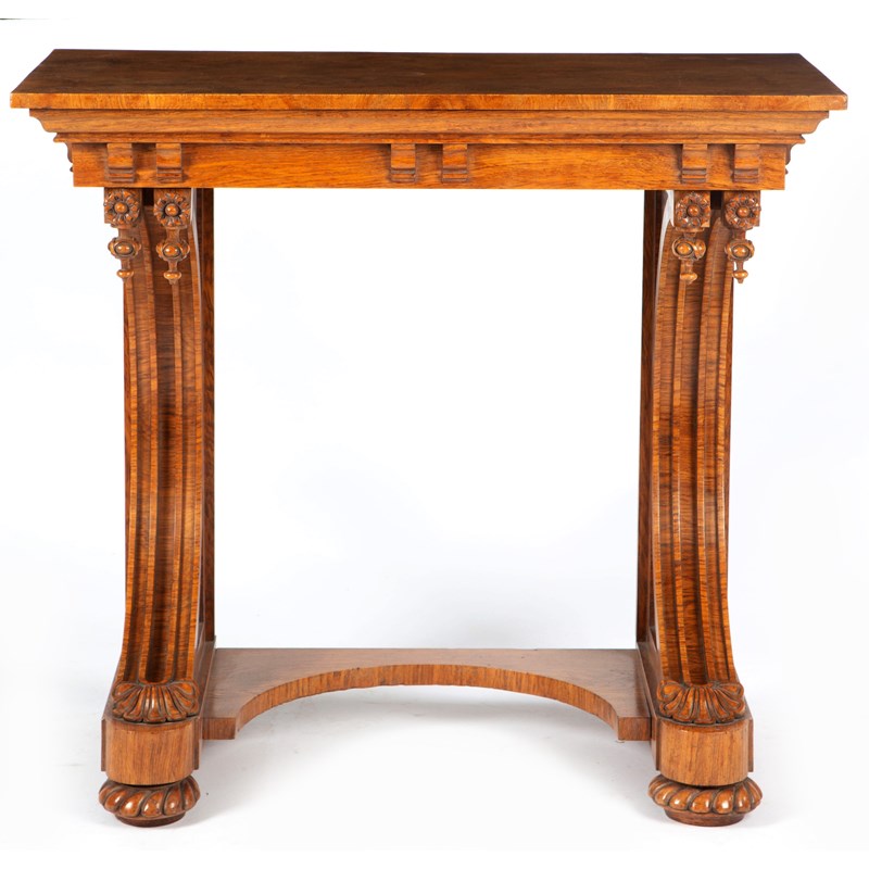 A william iv pollarded oak side table | Woolley and Wallis