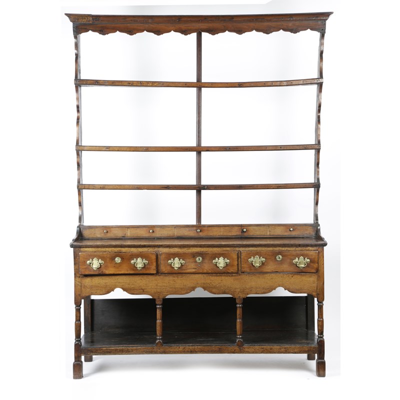 A george iii welsh oak potboard dresser | Woolley and Wallis