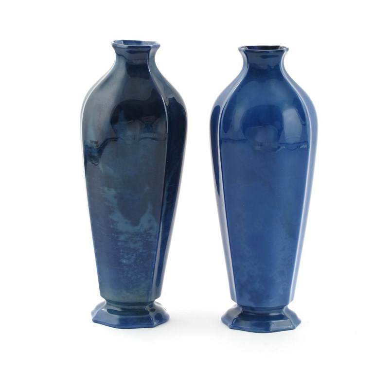A near pair of royal worcester sabrina ware vases | Woolley and Wallis
