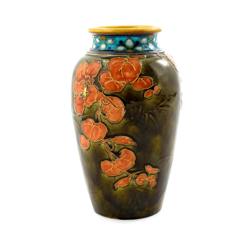 A vase by emile diffloth | Woolley and Wallis