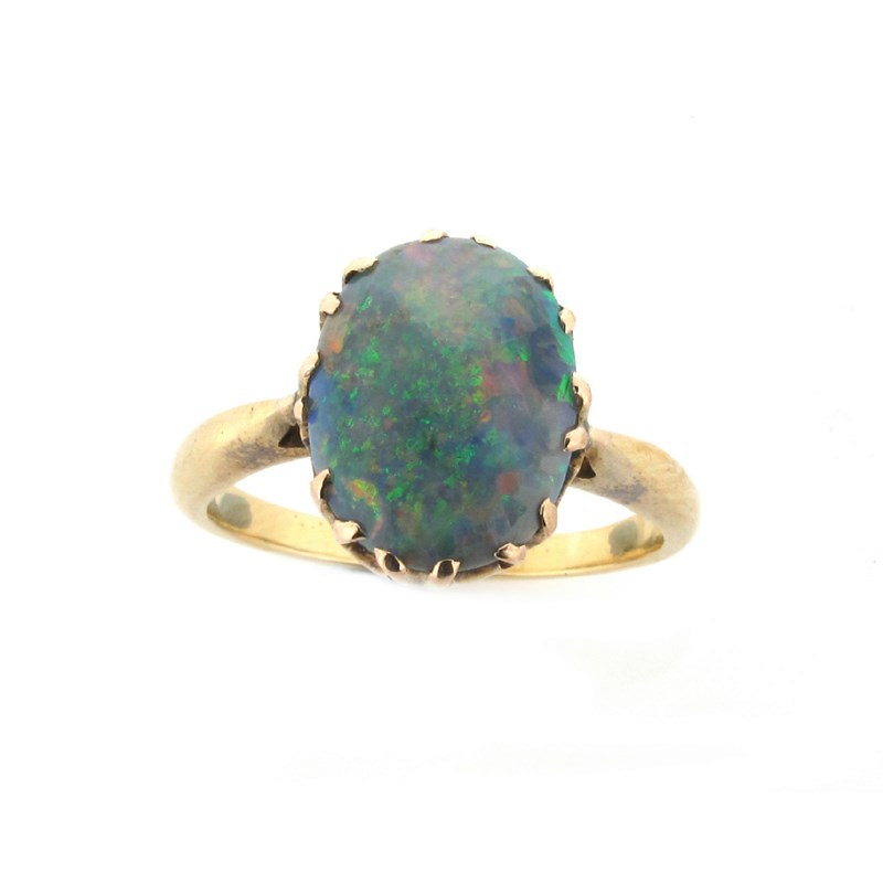 An opal ring | Woolley and Wallis