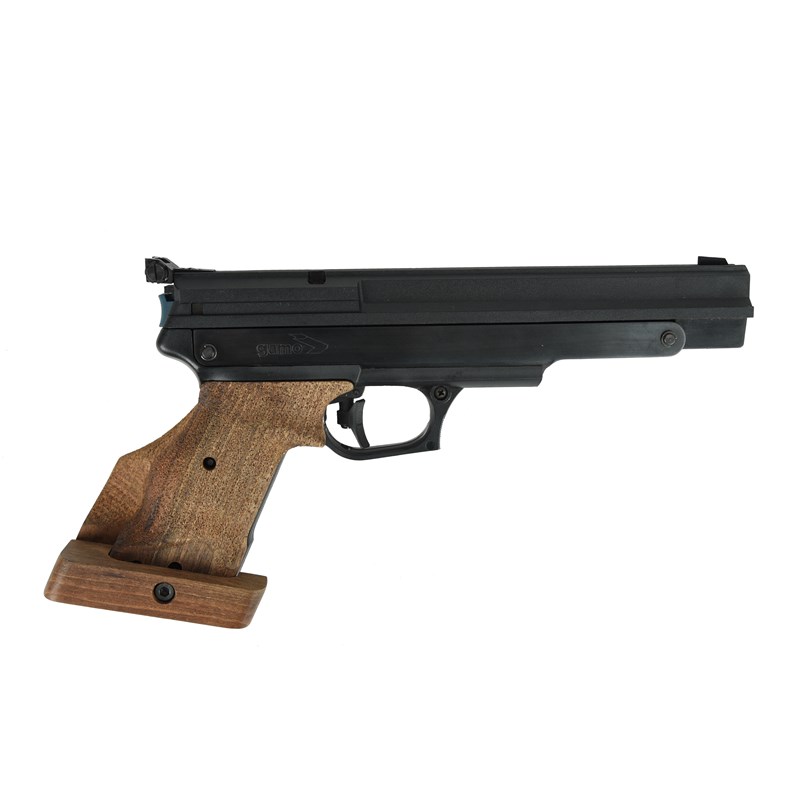 A gamo 'model compact' .177 target air pistol, single-stroke pneumatic ...