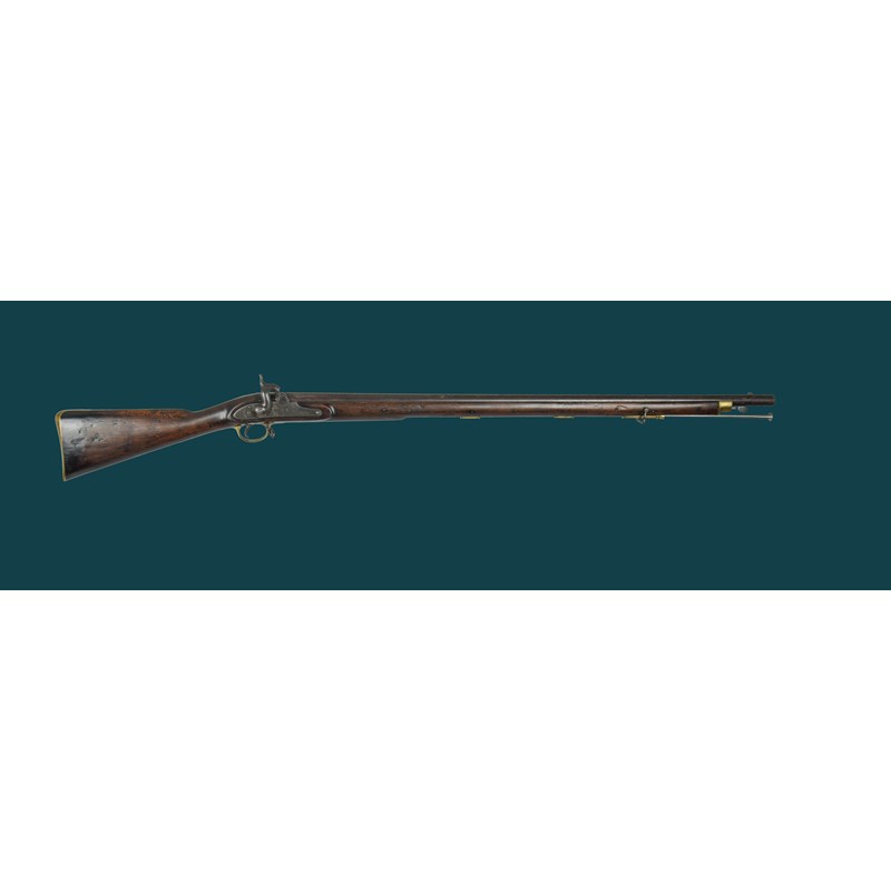 A .750 british pattern 1839 percussion musket, barrel 39 in., breech ...